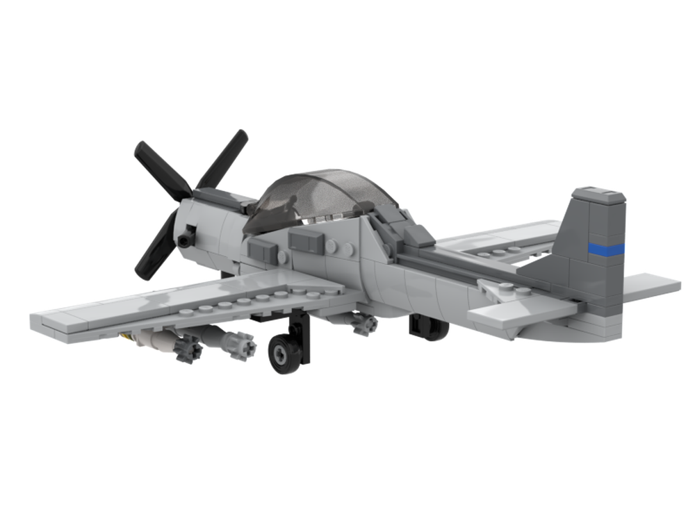 LEGO MOC A-29 Super Tucano by Somerslego | Rebrickable - Build with LEGO