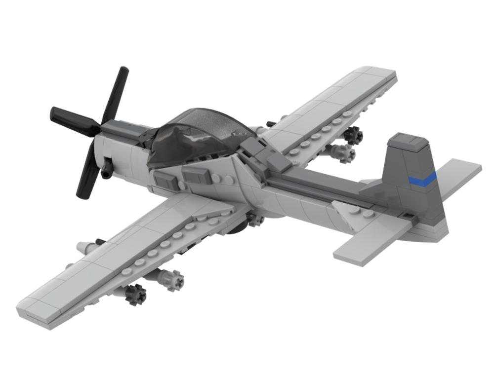 LEGO MOC A-29 Super Tucano by Somerslego | Rebrickable - Build with LEGO