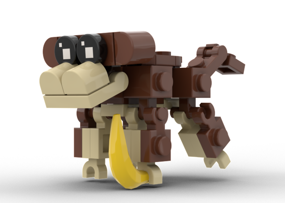 LEGO MOC Mini Monkey by Space_Steave | Rebrickable - Build with LEGO