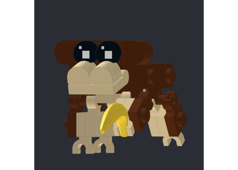 LEGO MOC Mini Monkey by Space_Steave | Rebrickable - Build with LEGO