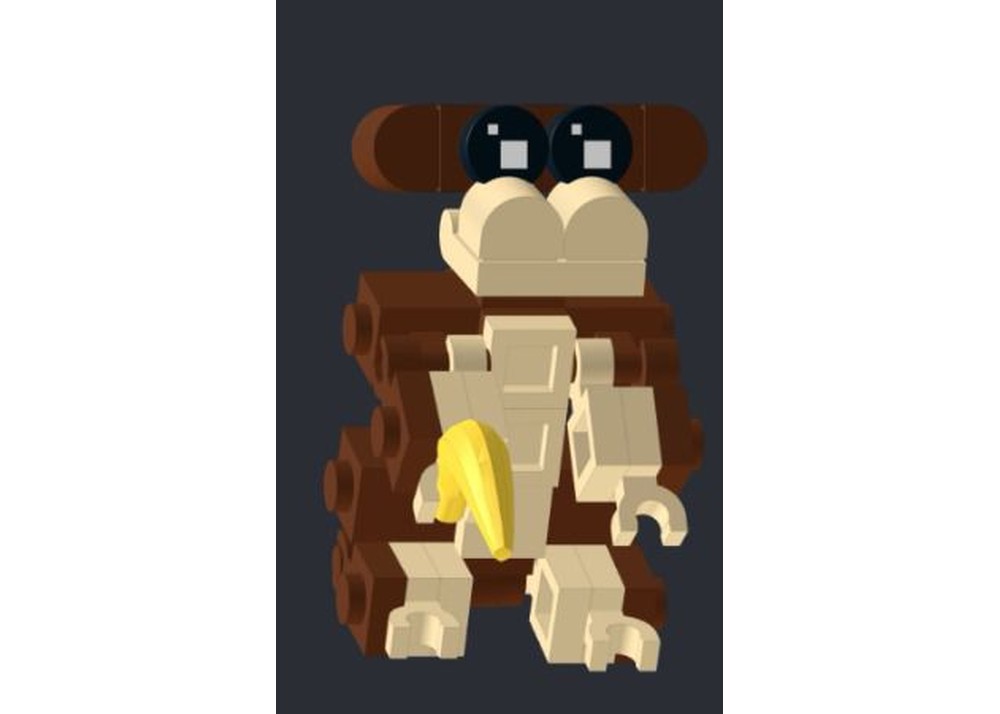 LEGO MOC Mini Monkey by Space_Steave | Rebrickable - Build with LEGO