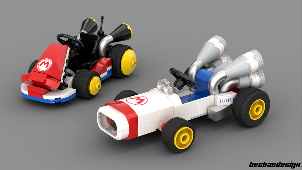 Lego Moc B Dasher From Mario Kart By Besbasdesign Rebrickable Build