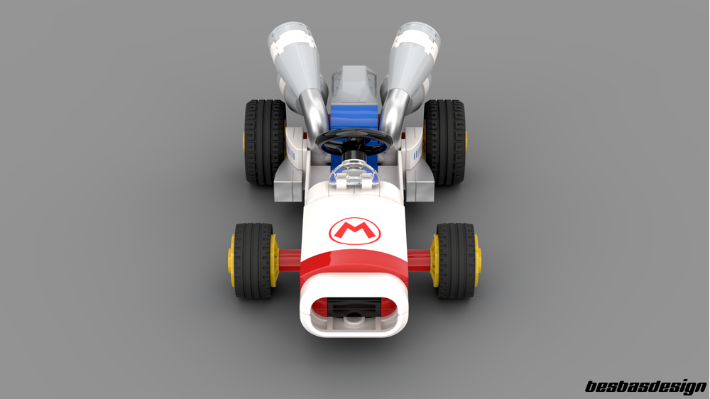 Lego Moc B Dasher From Mario Kart By Besbasdesign Rebrickable Build