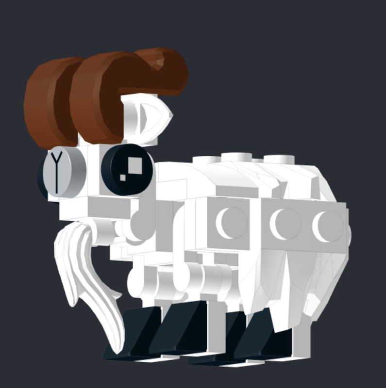 LEGO MOC Mini Billy Goat by Space_Steave | Rebrickable - Build with LEGO