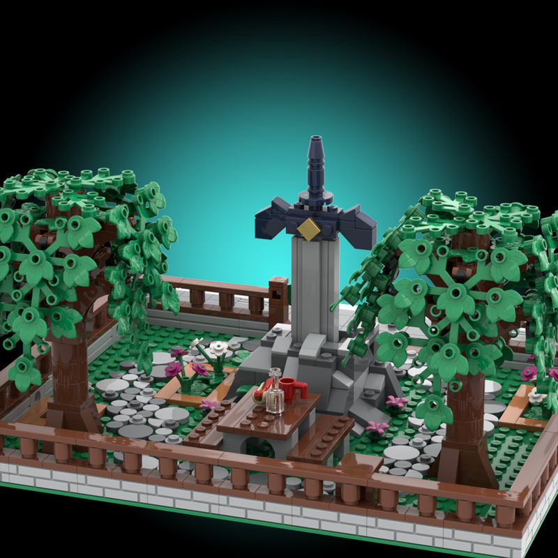 LEGO MOC Stone sword park by LucSoleBricks | Rebrickable - Build with LEGO