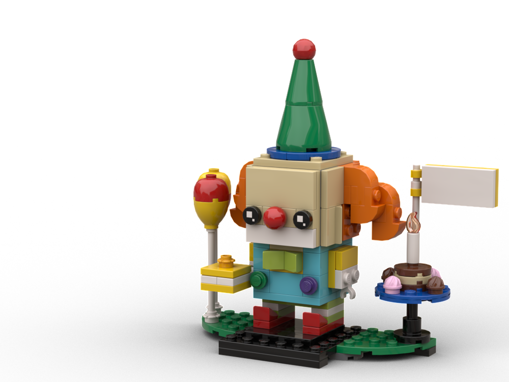 LEGO MOC Clown 40348 - Alternative Haircut by ad000 | Rebrickable ...