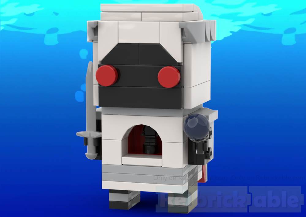 LEGO MOC Persona 3 Caesar BrickHead by goldengamer72 | Rebrickable ...