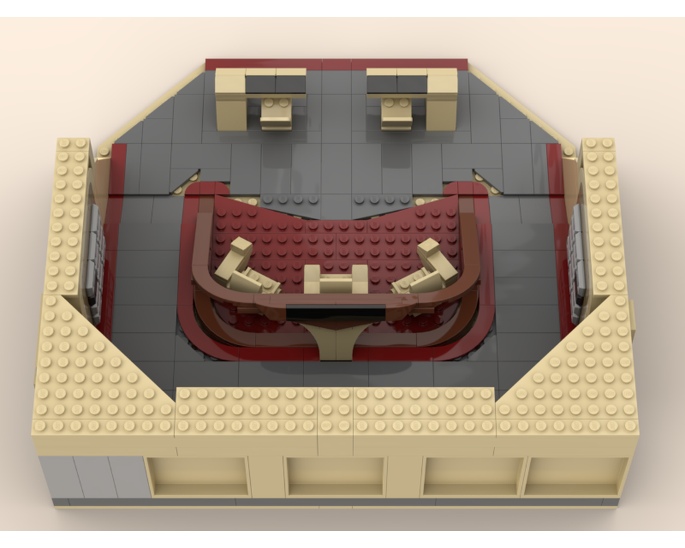 Lego Moc Star Trek The Next Generation Bridge Diorama By