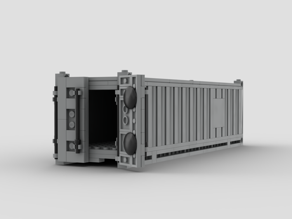 Lego Moc Shipping Container By Owstin Rebrickable Build With Lego
