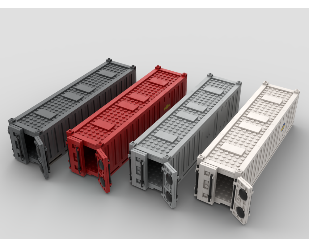 Lego Moc Shipping Container By Owstin Rebrickable Build With Lego