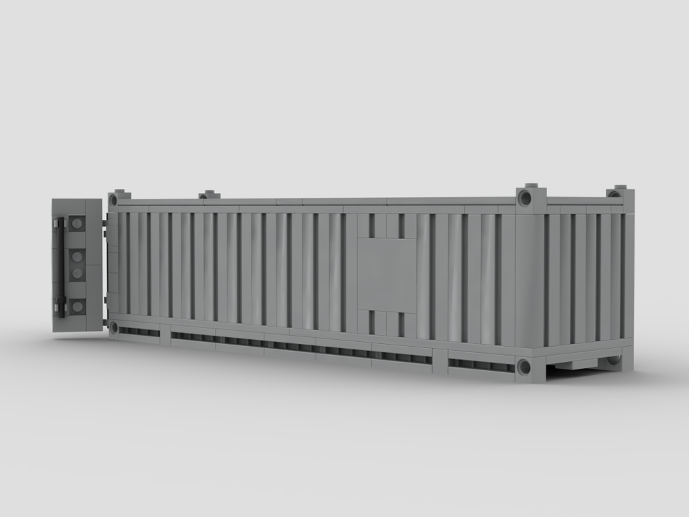 Lego Moc Shipping Container By Owstin Rebrickable Build With Lego