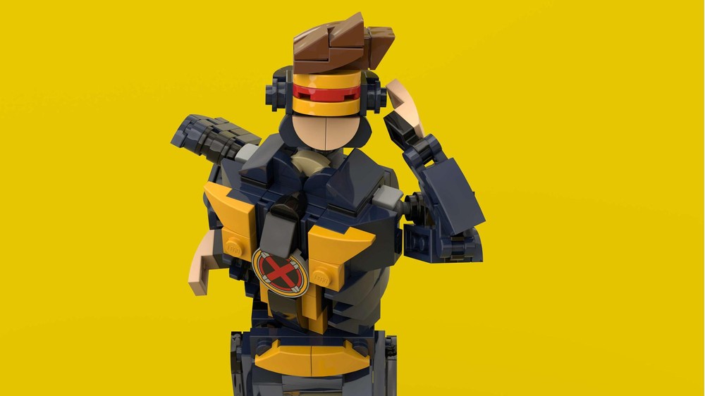 Lego Moc X Men Cyclops By Blockhead72 Rebrickable Build With Lego