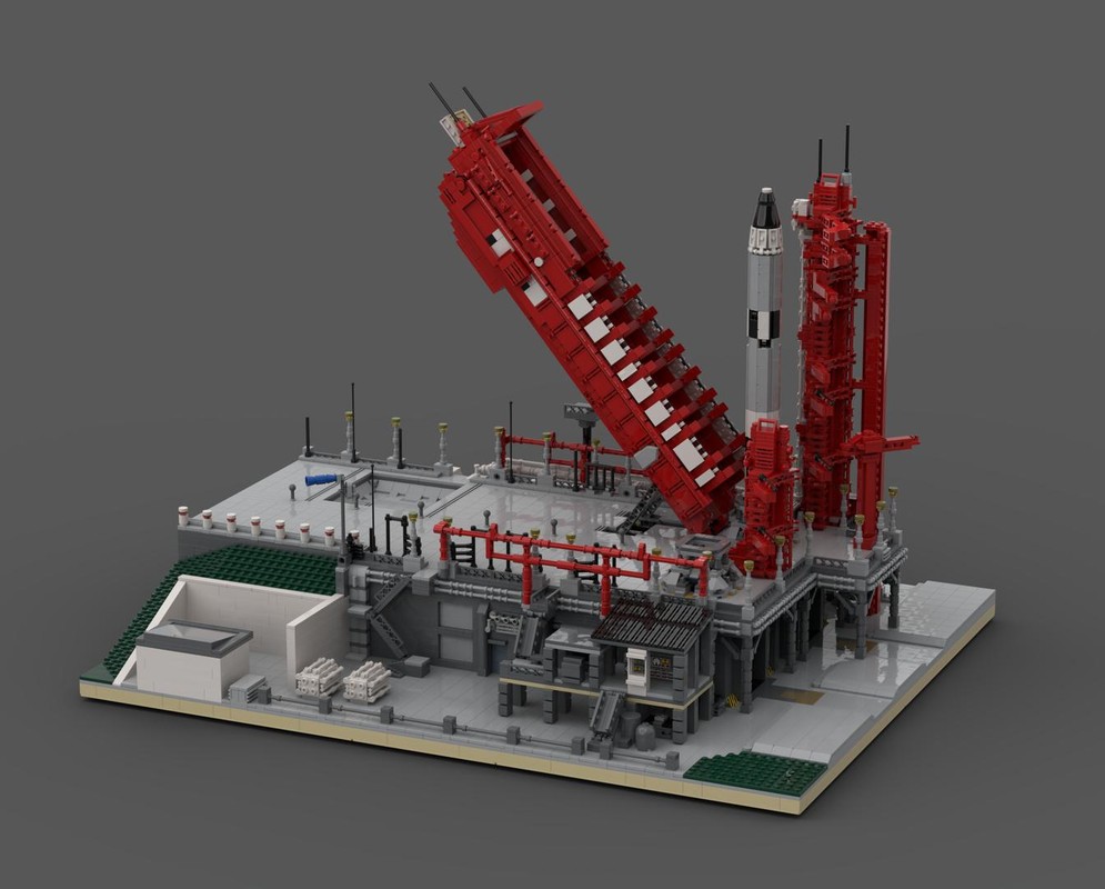 LEGO MOC Launch Complex 19 [1:110] by phreaddee | Rebrickable - Build ...