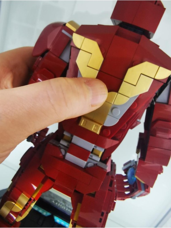 LEGO MOC Iron Man Mark 43 Rebuild by Kilo-Whiskey | Rebrickable - Build ...