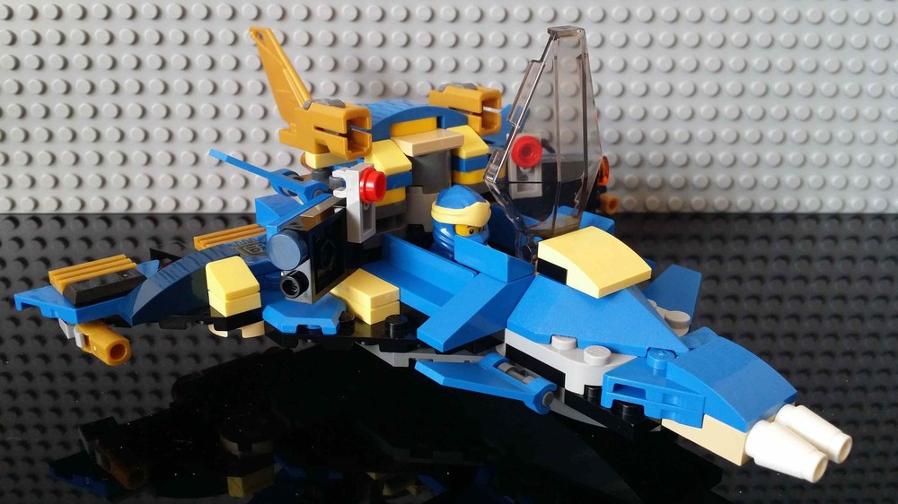 LEGO MOC Jet EVO JE-784.1 "Lightning" by A.Fool | Rebrickable - Build ...