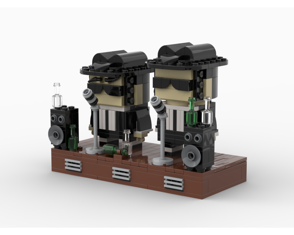 LEGO MOC Blues Brothers by Double_U_Bricks | Rebrickable - Build with LEGO