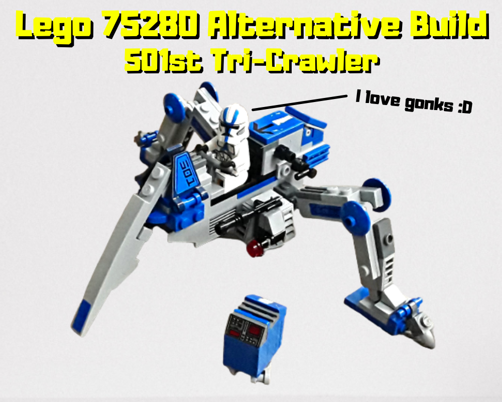 LEGO MOC 501st Tri-Crawler by Noob Builds Lego | Rebrickable - Build ...