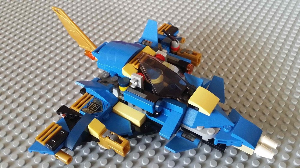 LEGO MOC Jet EVO JE-784.2 "Thunderbolt" by A.Fool | Rebrickable - Build ...