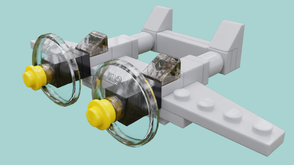 LEGO MOC F-82 Twin Mustang by builditmac | Rebrickable - Build with LEGO