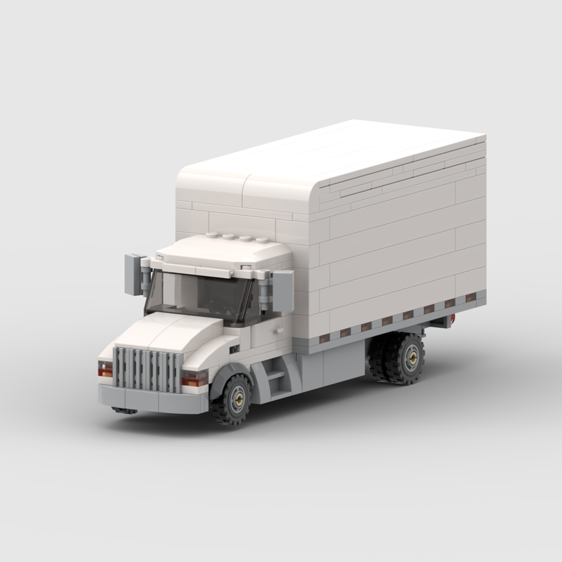 LEGO MOC Box Truck by CrazyCreeper39 | Rebrickable - Build with LEGO