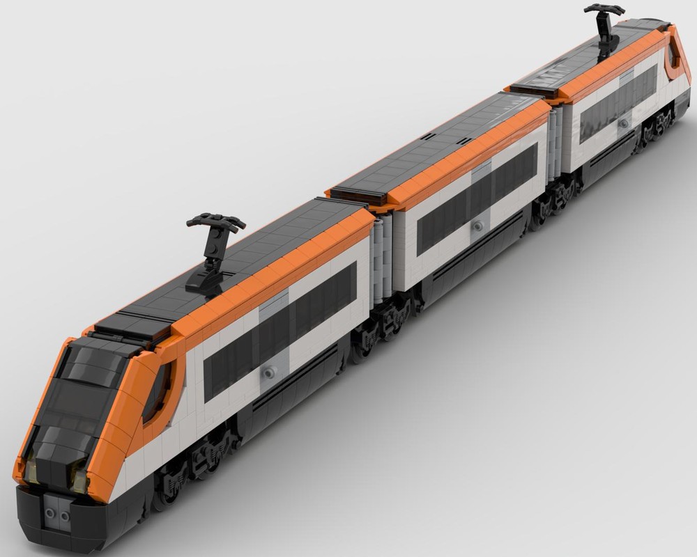 LEGO MOC High Speed Train (City / Minifig Scale) by stevendejong ...