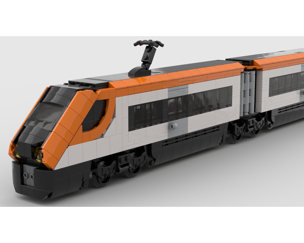 LEGO MOC High Speed Train (City / Minifig Scale) by stevendejong ...