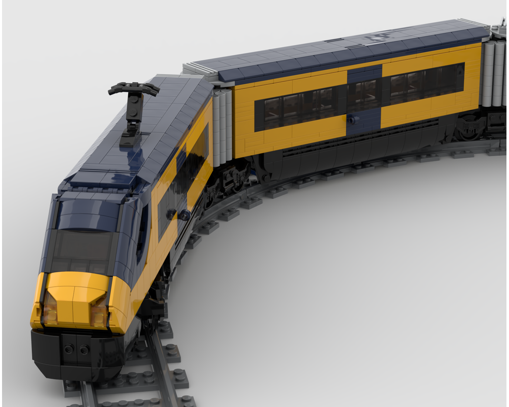 LEGO MOC High Speed Train (City / Minifig Scale) by stevendejong ...