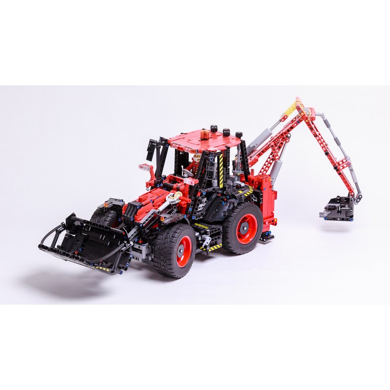 LEGO MOC Backhoe Loader (42082 Rough Terrain Crane c-model) by klimax ...