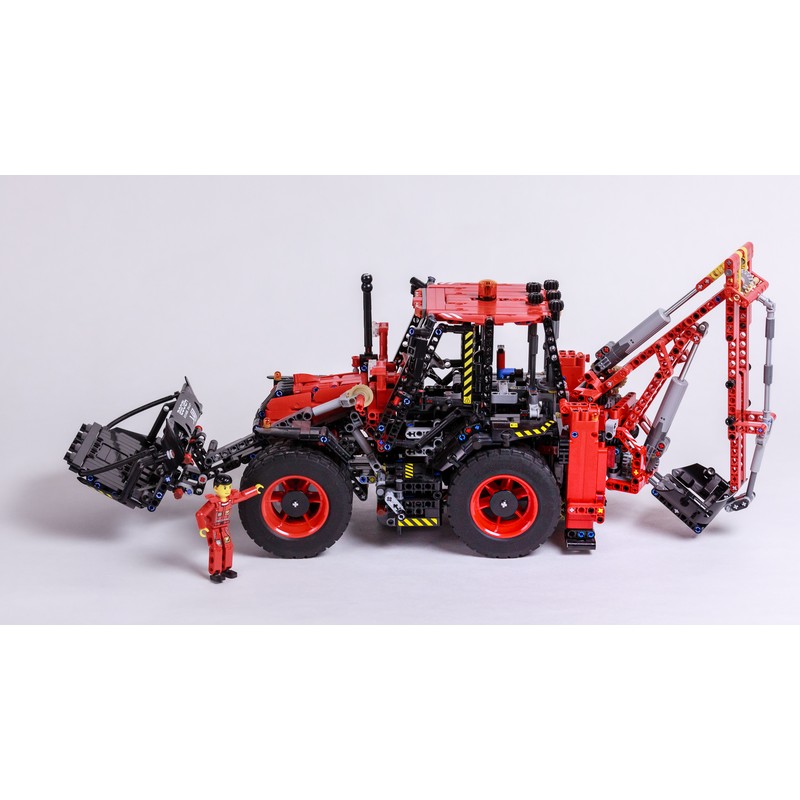 LEGO MOC Backhoe Loader (42082 Rough Terrain Crane c-model) by klimax ...