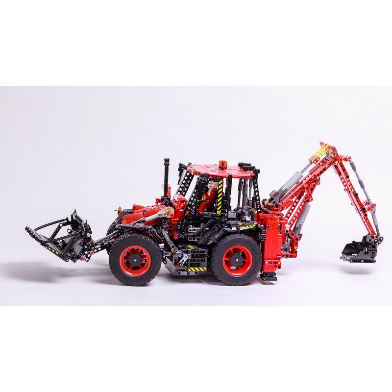 LEGO MOC Backhoe Loader (42082 Rough Terrain Crane c-model) by klimax ...