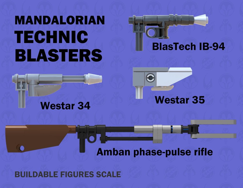 LEGO MOC Technic Mandalorian Blasters by KennoMonkey | Rebrickable ...