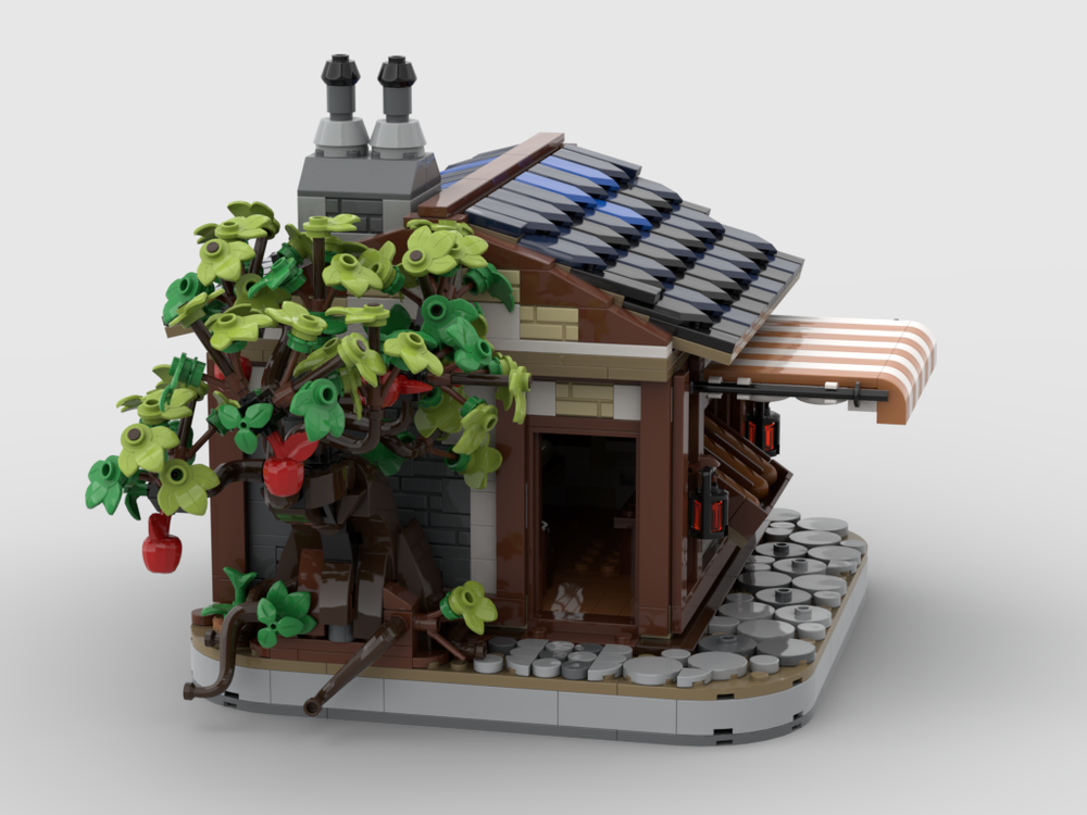 Lego Moc Medieval Castle Bakery By Fantasts Rebrickable Build With