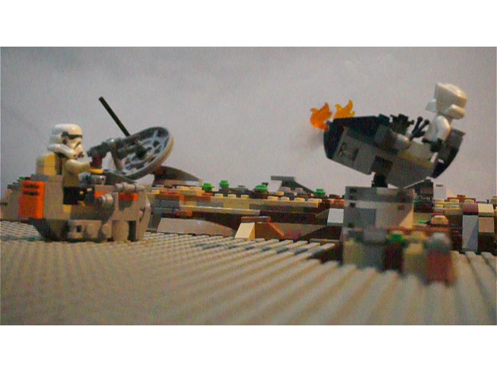 Lego Moc Imperial Recon Speeder By Theevilcactus Rebrickable Build