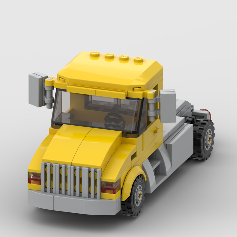 LEGO MOC Day cab semi truck by CrazyCreeper39 | Rebrickable - Build ...