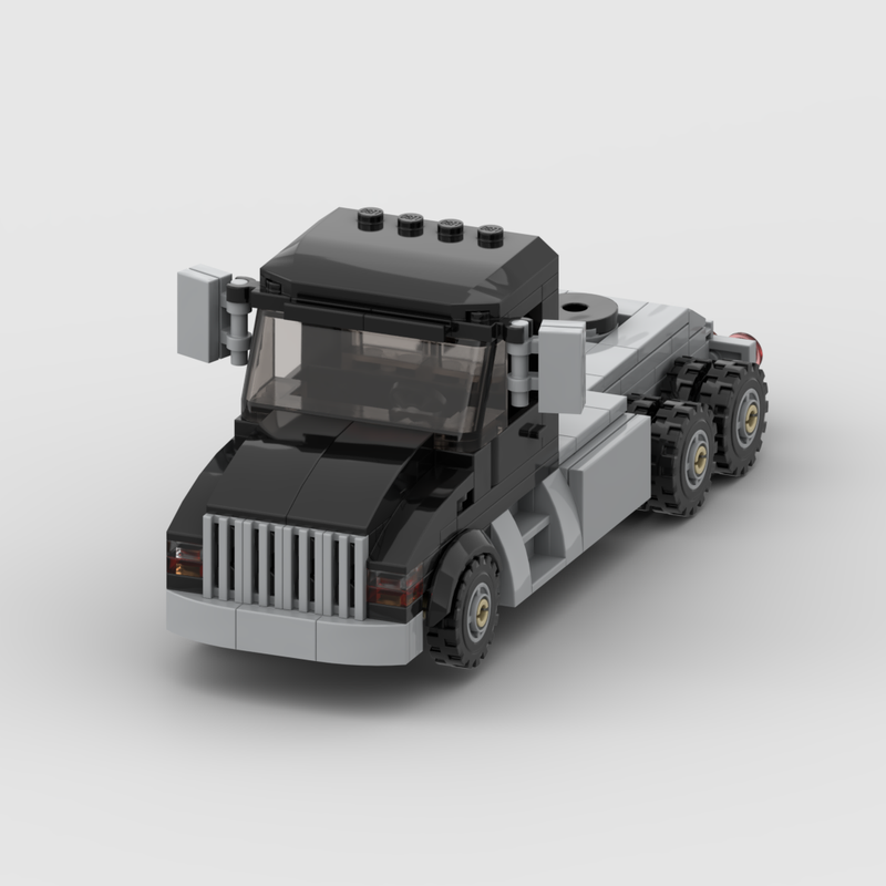 LEGO MOC Day cab dual axle semi truck by CrazyCreeper39 | Rebrickable ...