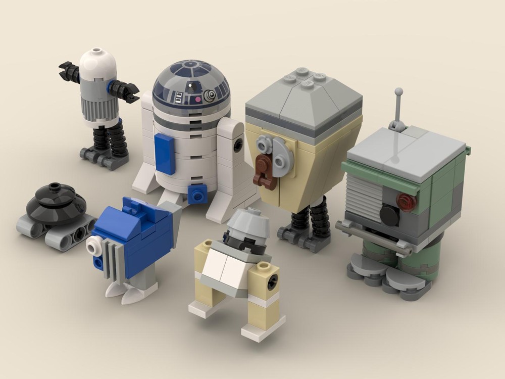 LEGO MOC SW Minidroids-Part I by PedroJ | Rebrickable - Build with LEGO