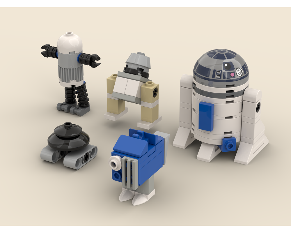 LEGO MOC SW Minidroids-Part I by PedroJ | Rebrickable - Build with LEGO
