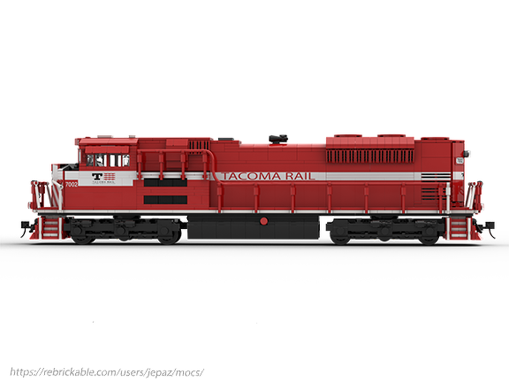 LEGO MOC Tacoma Rail TMBL 7002 SD70ACE by jepaz | Rebrickable - Build ...
