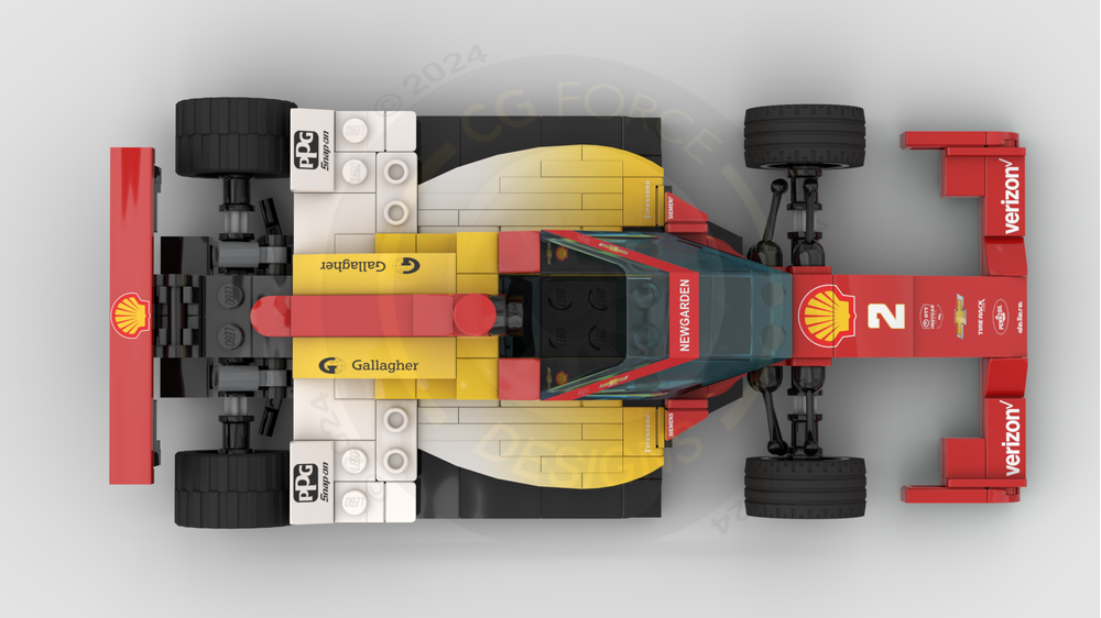 LEGO MOC Indycar 2023 PKE Newgarden Oval - Indy 500 special by ...