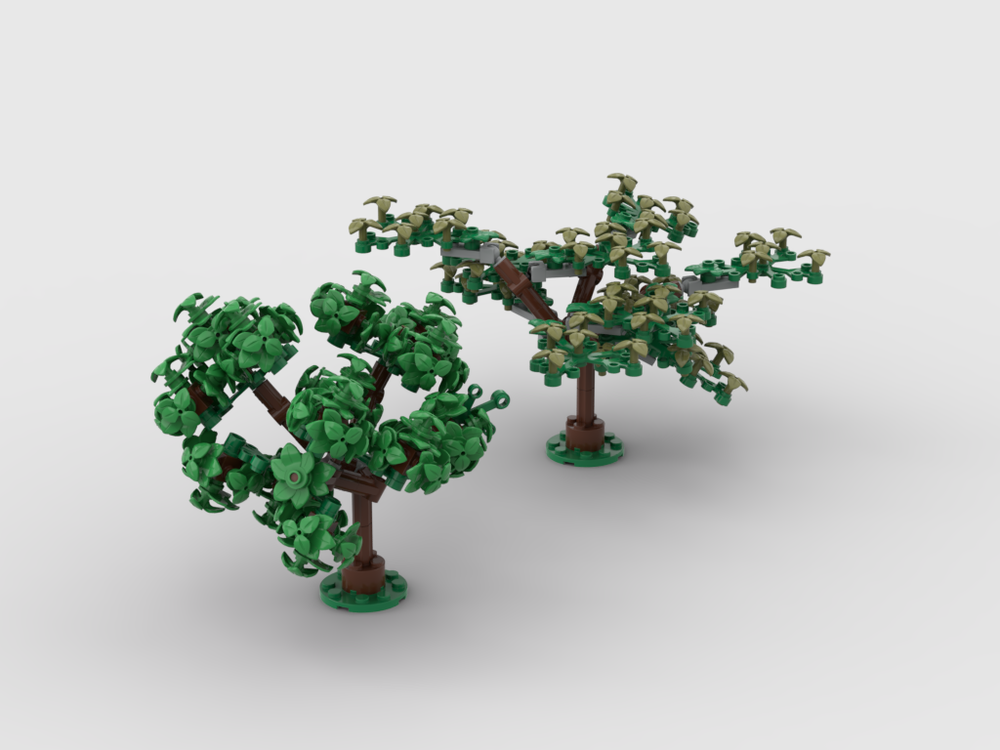 LEGO MOC Small Trees by gabizon | Rebrickable - Build with LEGO