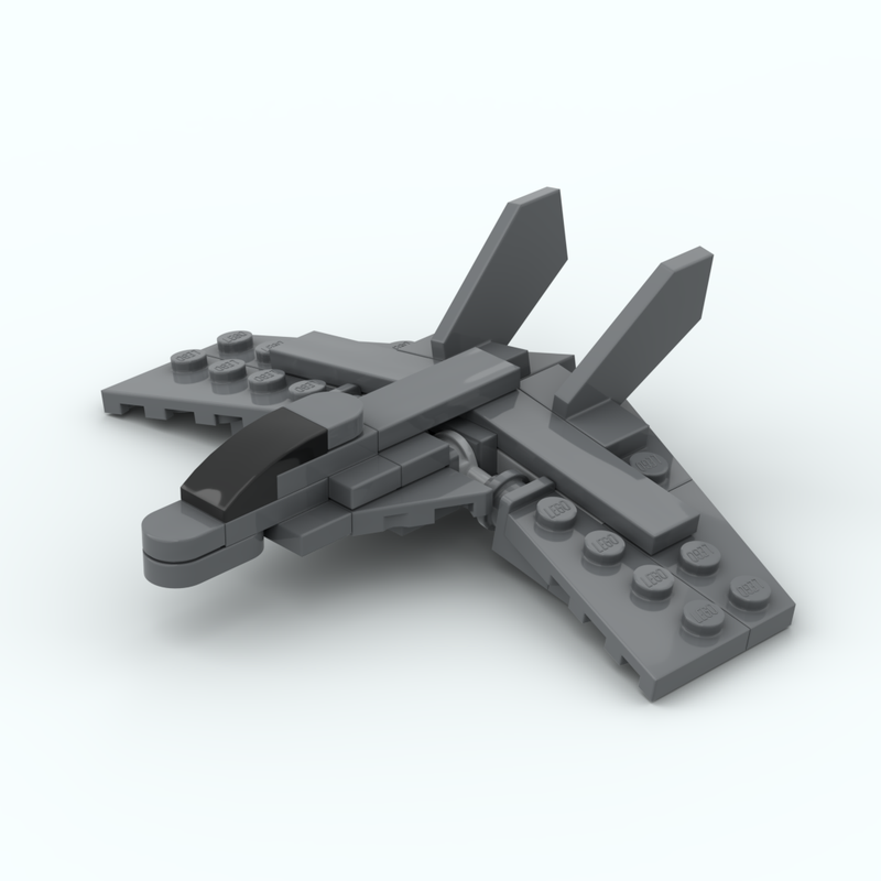 LEGO MOC Stealth Drone by hg_moc | Rebrickable - Build with LEGO