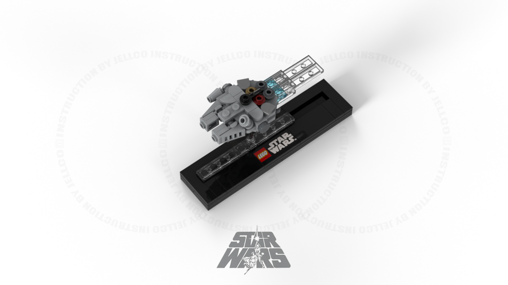Lego Moc Nano Size Millennium Falcon Original Desktop Version By