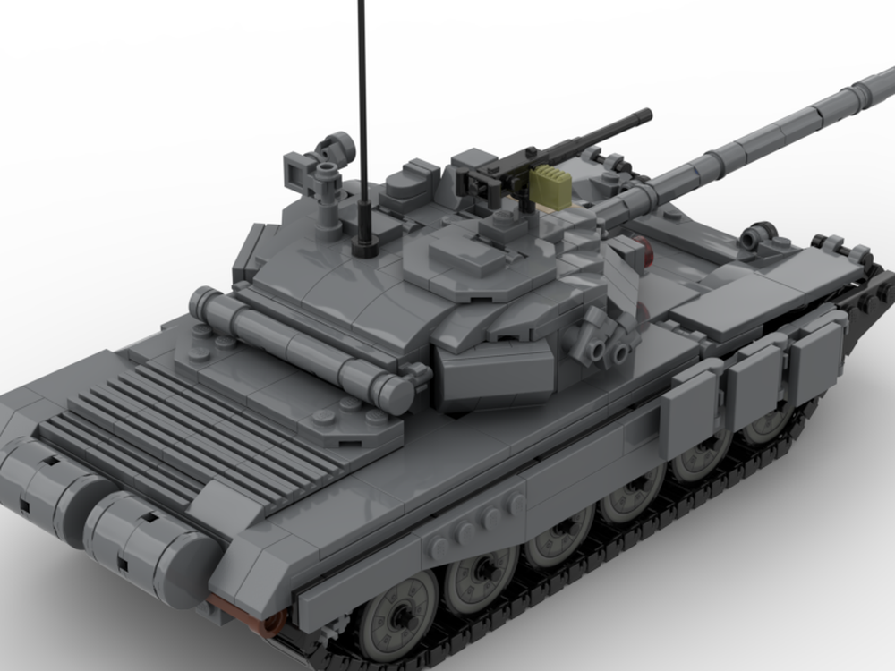 Lego Moc T 90a V2 Tank By Gunsofbrickston Rebrickable Build With Lego