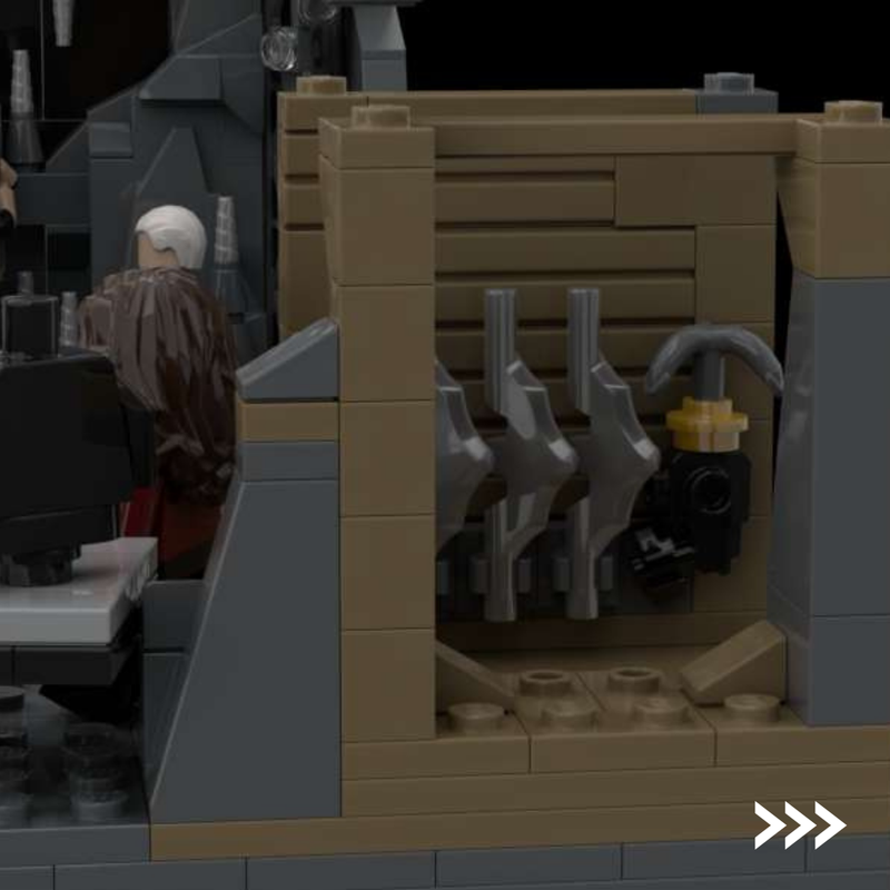 LEGO MOC The Dark Knight Trilogy Batcave Diorama Playset by debroglie ...