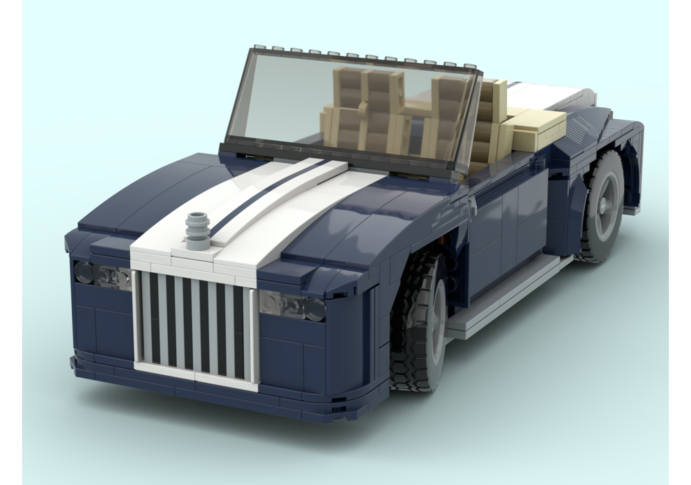 Lego Moc 10265 Rolls Royce By Phil Swift4 Rebrickable Build With Lego