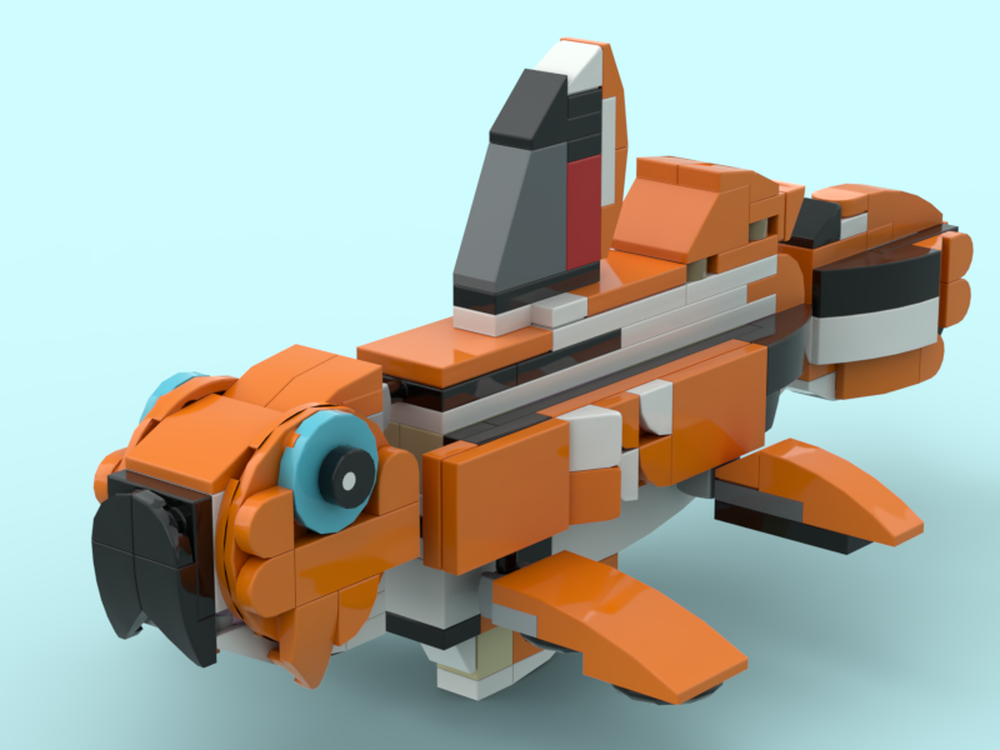 LEGO MOC 31129 Coelacanth by Pikminfan67 | Rebrickable - Build with LEGO