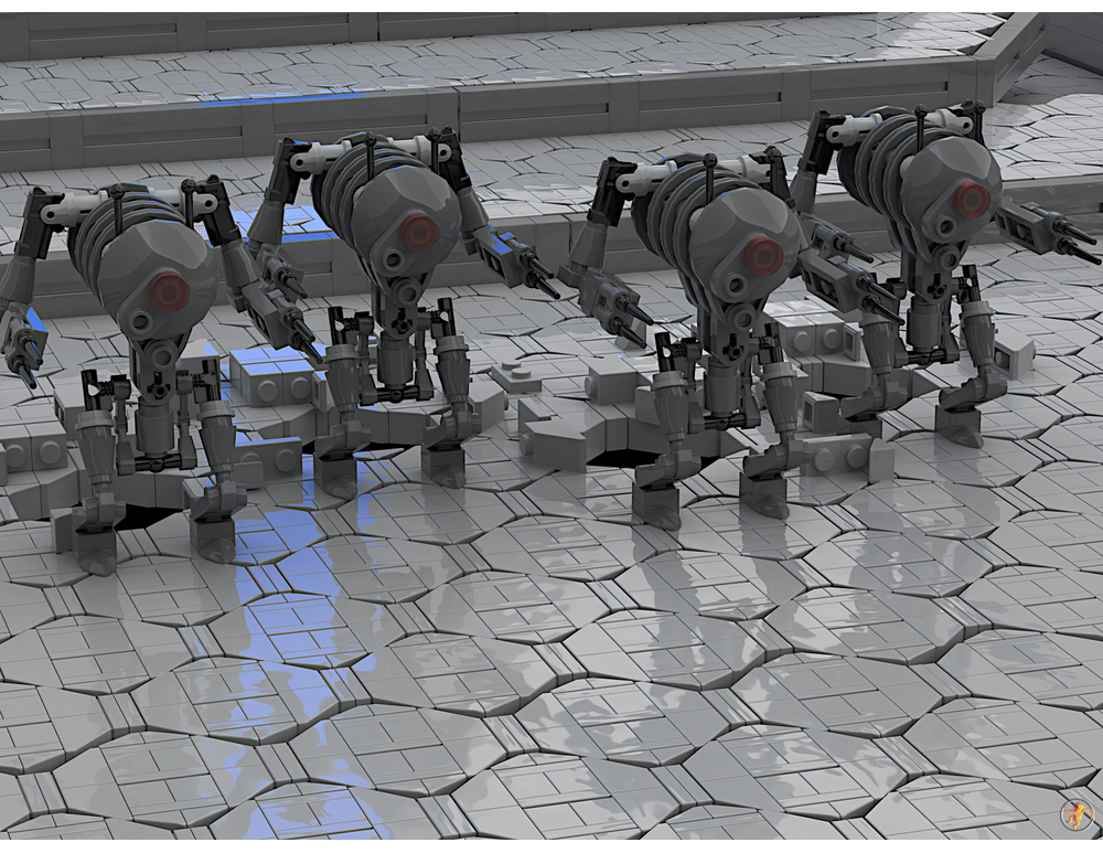 LEGO MOC LR-57 Combat Droid by KennoMonkey | Rebrickable - Build with LEGO