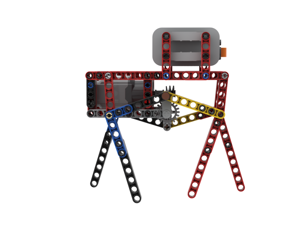 Lego Moc Walking Machine By Jemunoz0 Rebrickable Build With Lego