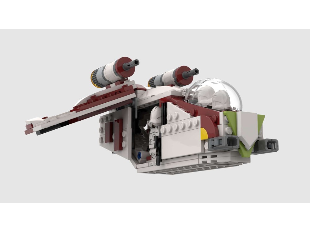 Lego Moc Republic Gunship Midi Scale Alternate Build Of 75333 Obi Wan
