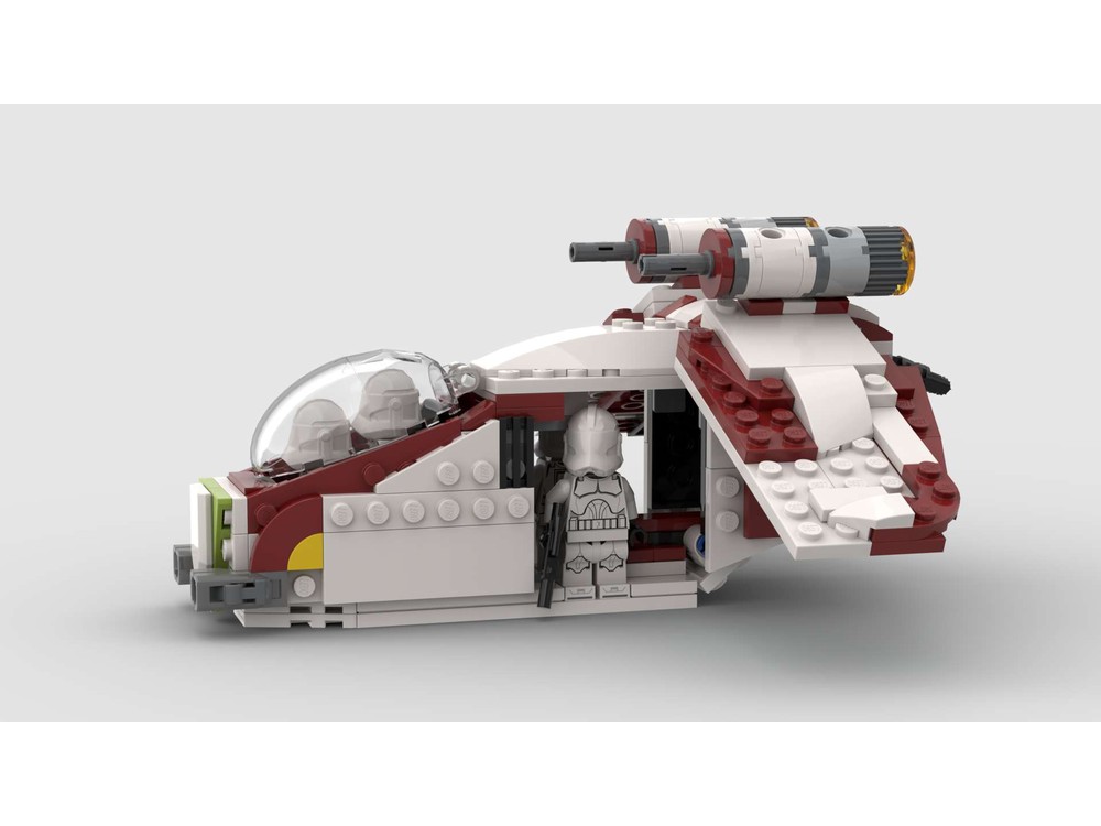 Lego Moc Republic Gunship Midi Scale Alternate Build Of 75333 Obi Wan